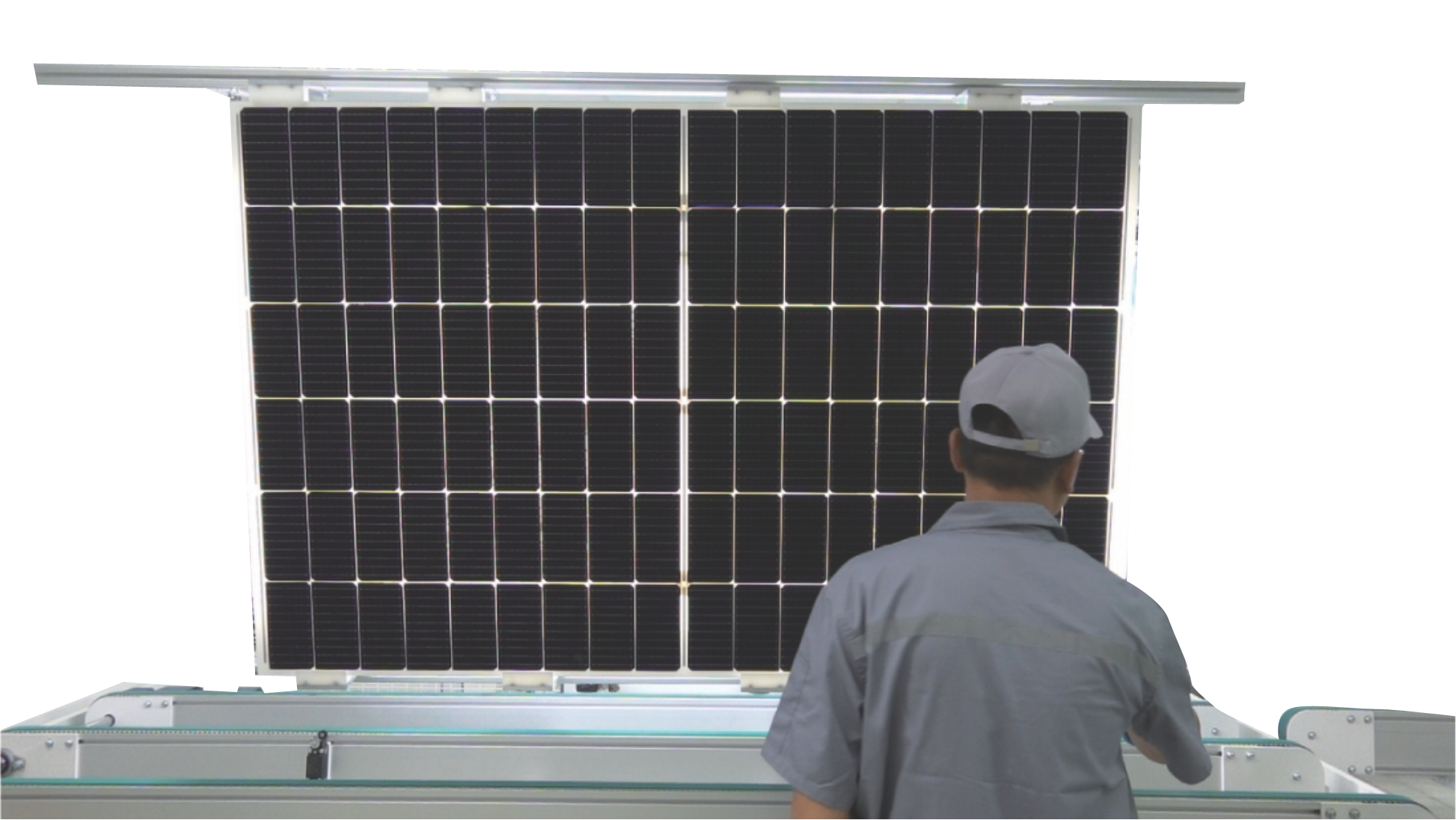 90D flip inspection - Solar Module Line Automation
