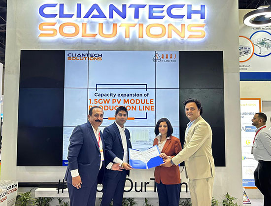 Cliantech Partners with Sahaj Solar for 1.5 GW Solar Module Production ...