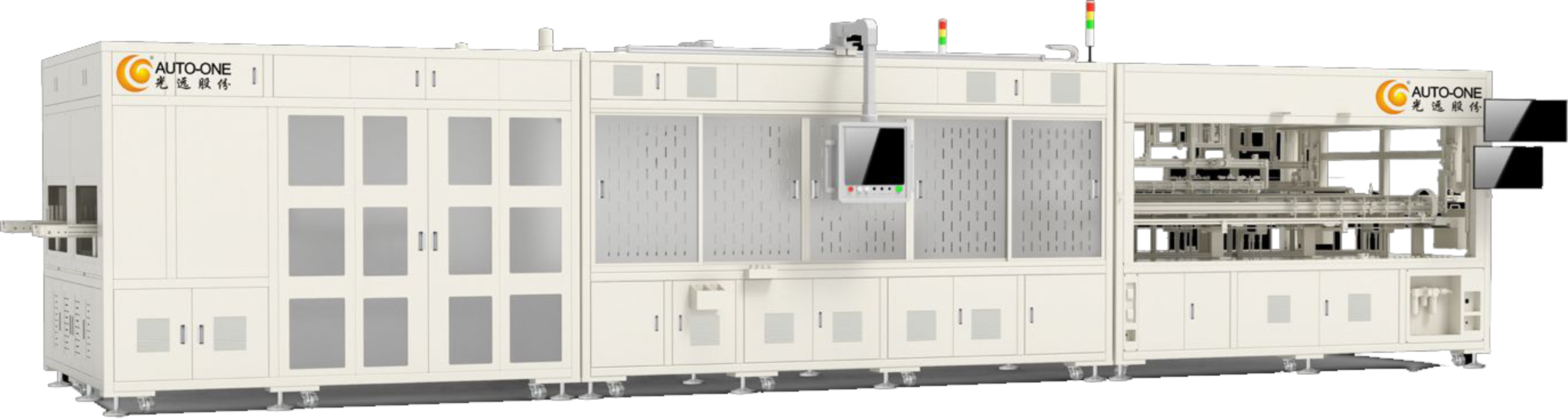 AUTOONE - STRINGER / NDC LASER CUTTER - Solar Module Line Automation